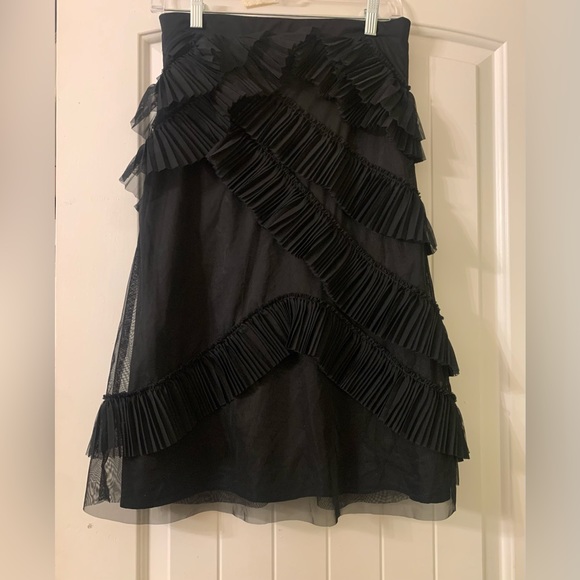 Skirts | Custom Made Pleated Tulle Ruffle Skirt | Poshmark